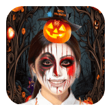 halloween makeup face on TikTok