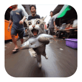 Cat Run Meme 2 on TikTok